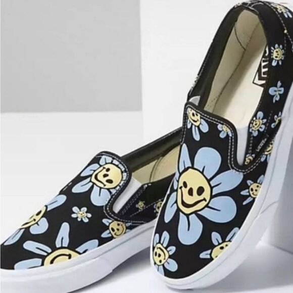 Vans | Shoes | Vans Classic Slipon Shoes Trippy Grin | Poshmark